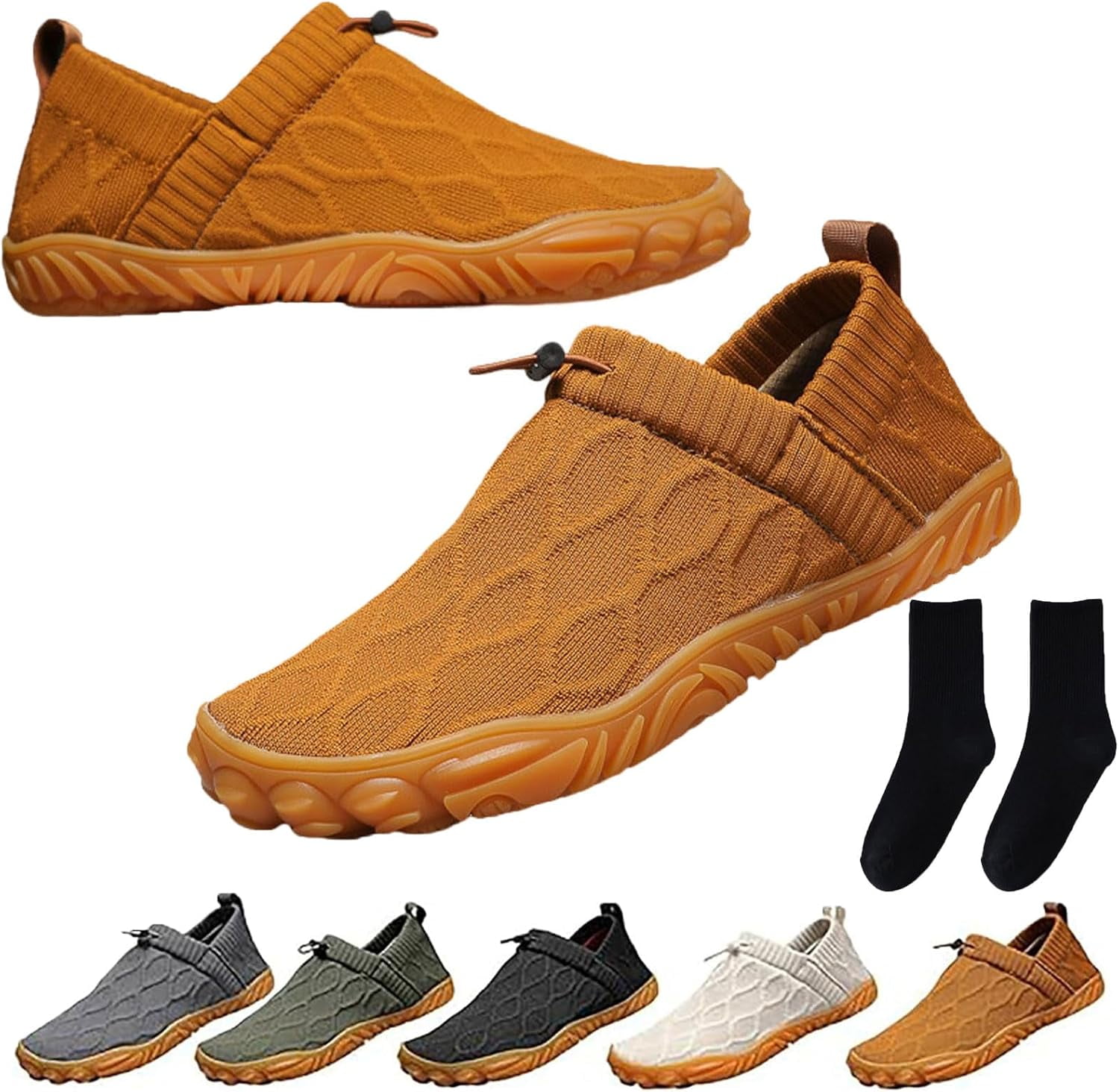 Slip on Barefoot Shoe Breathable Minimalist Walking Shoes Womens Mens ...