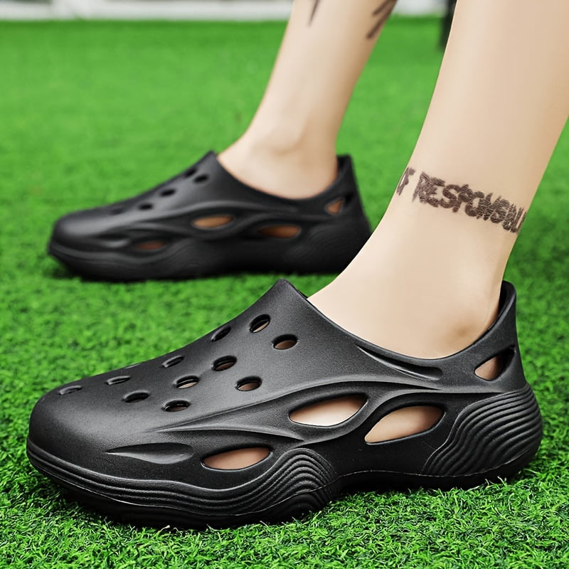 Slip-on Closed Toe Sandals, Soft Sole Walking Shoes, Outdoor Garden ...