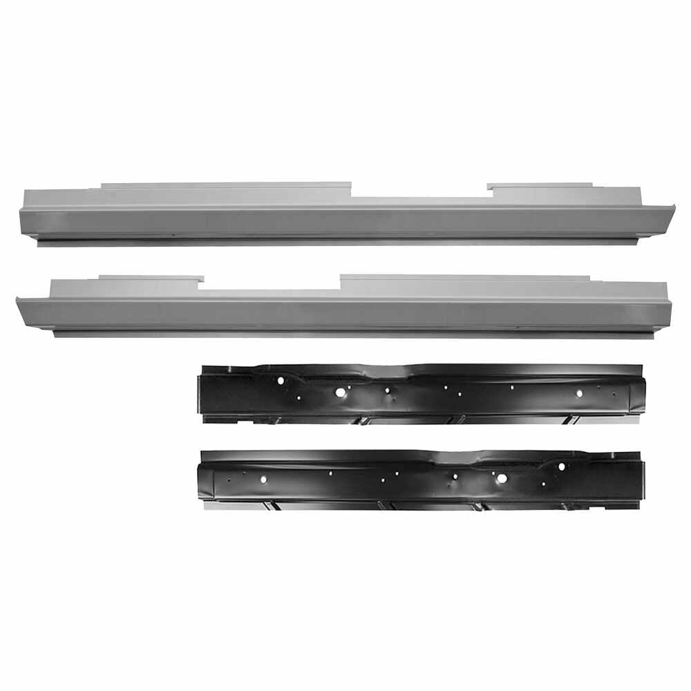 Slip-on rocker panel & Backing Plate Kit. Fits 84-01 Jeep Cherokee XJ ...