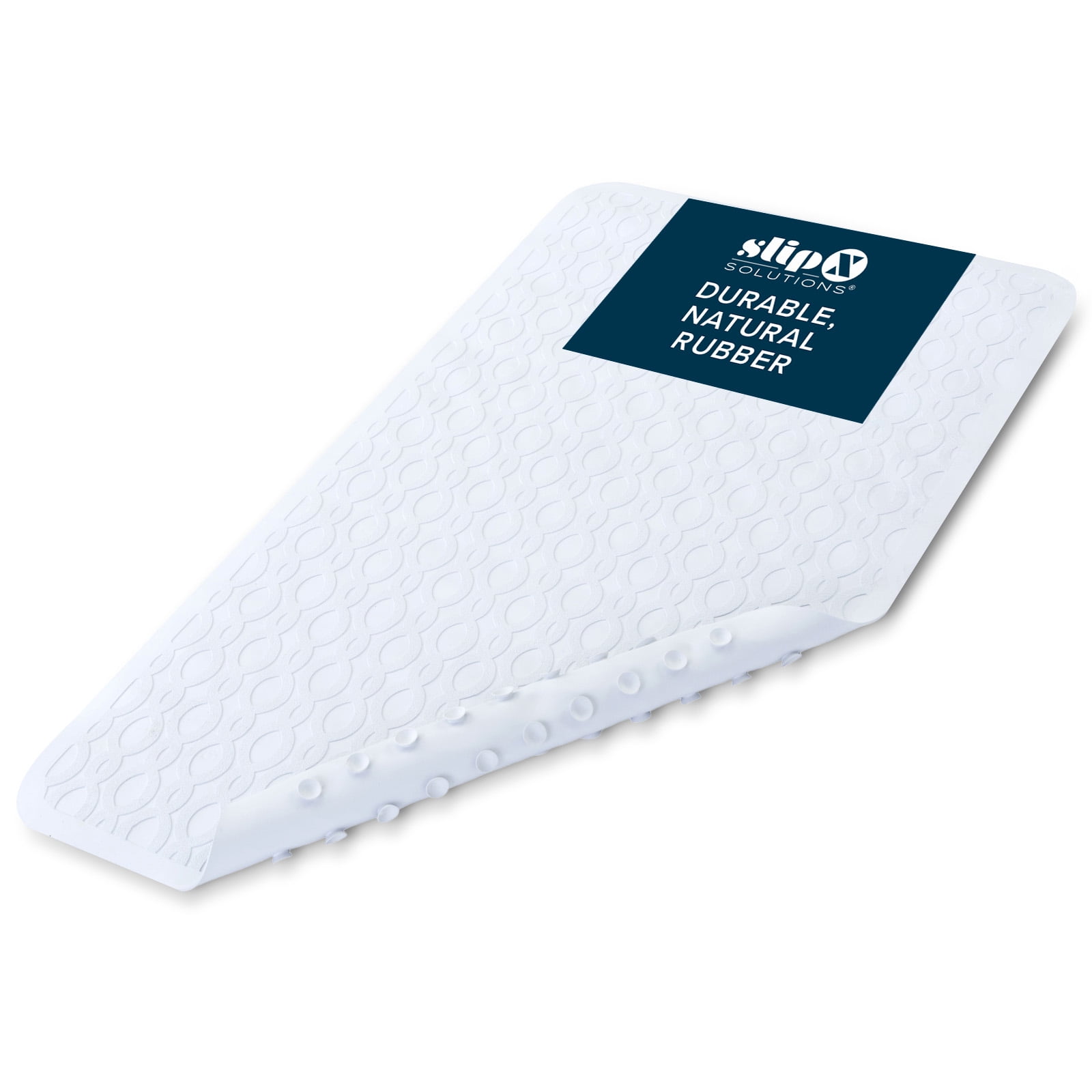 "SlipX Solutions Large Rubber Bath Safety Mat, 15"" x 27 ...