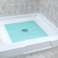 "SlipX Solutions Anti-Slip 21"" x 21"" Square Shower Stall Mat with ...