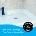 SlipX Solutions Extra Large 27x27 Square Shower Mat with Drain Holes in ...