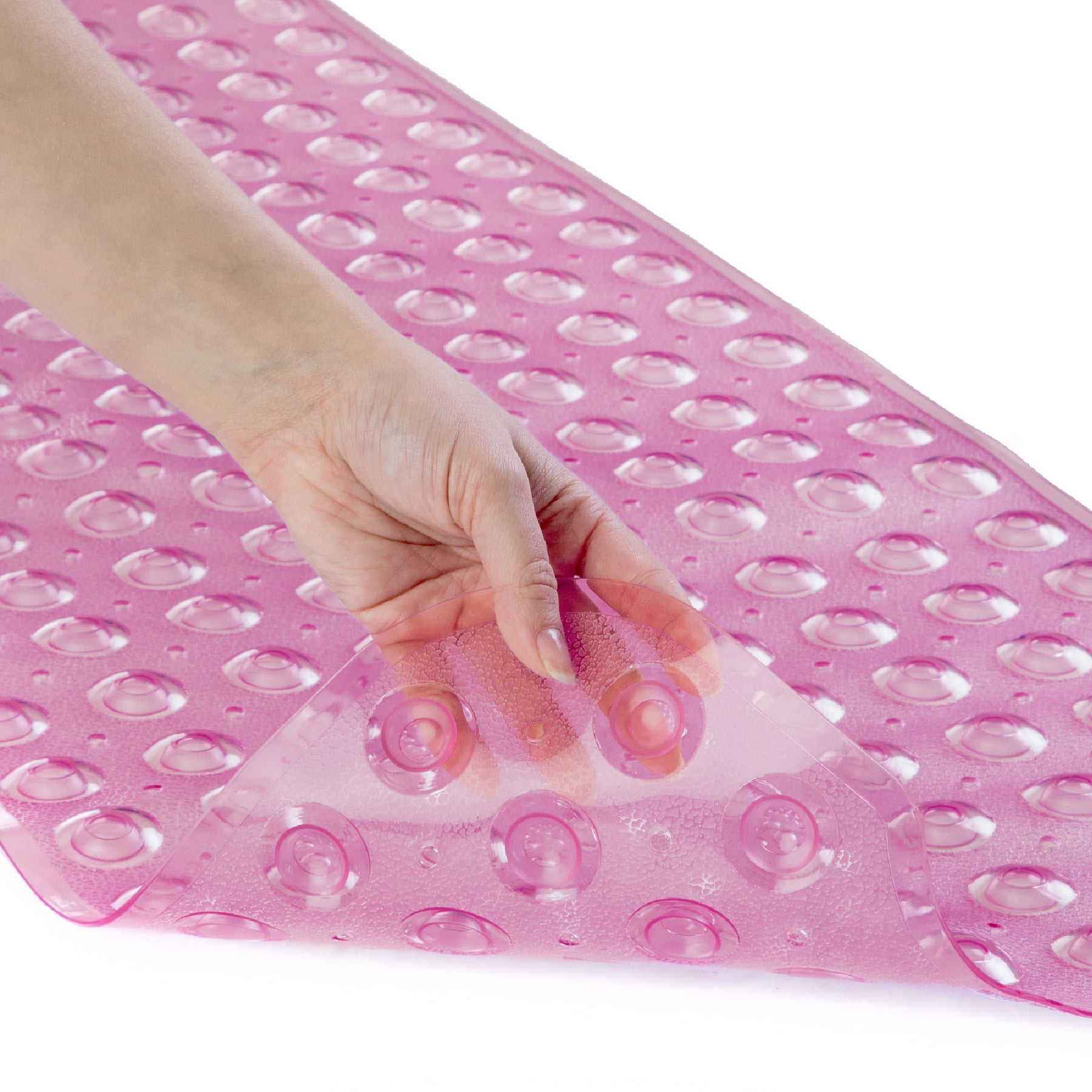 SlipX Solutions Extra Long Non-Slip Bath Mat, Soft Vinyl, 39x16, Large ...
