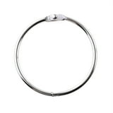 SlipX Solutions Simple Slide Chrome Shower Curtain Rings, Set of 12 ...