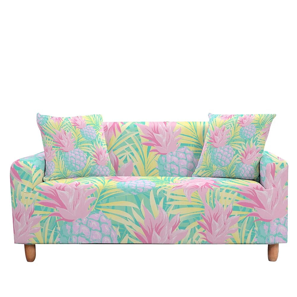 Slipcovers Sofa Cover for Living Room Pineapple Sectional Stretch Couch ...