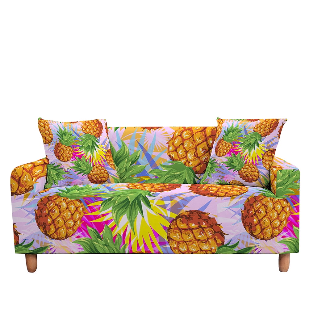 Slipcovers Sofa Cover for Living Room Pineapple Sectional Stretch Couch ...