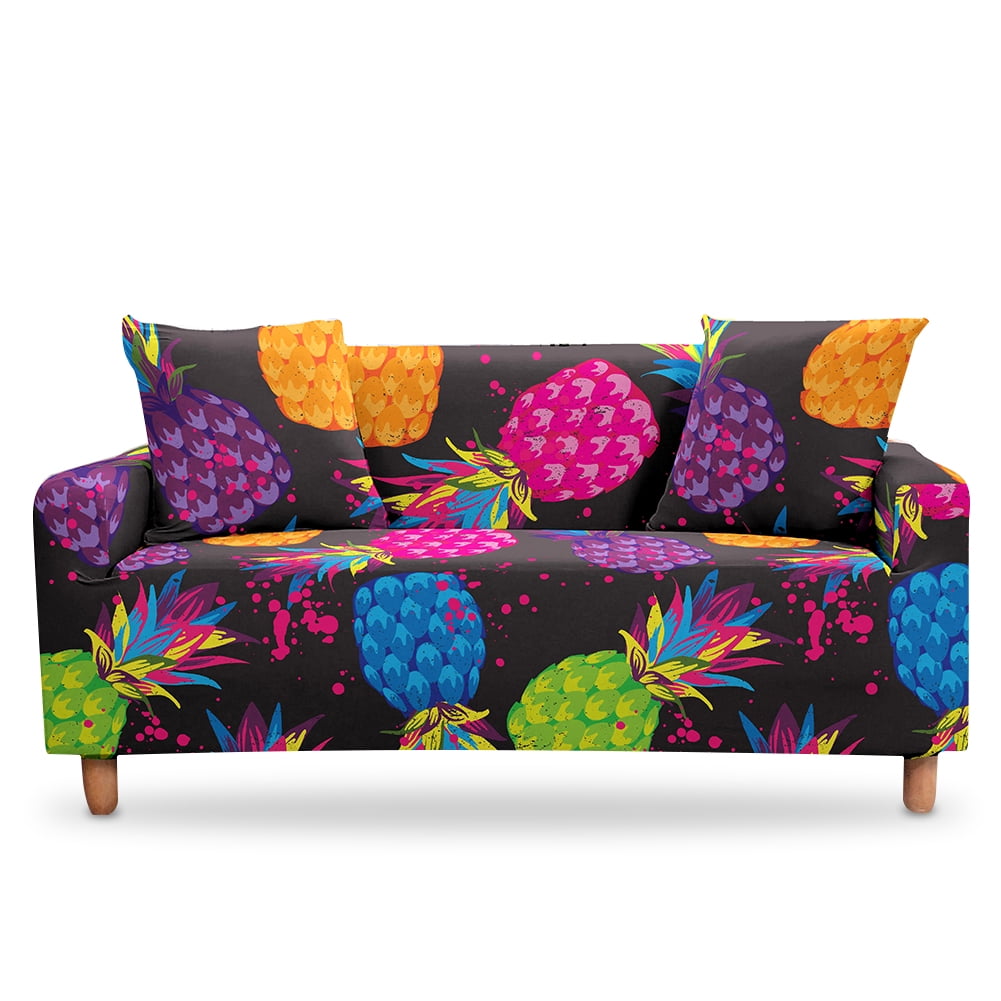 Slipcovers Sofa Cover for Living Room Pineapple Sectional Stretch Couch ...