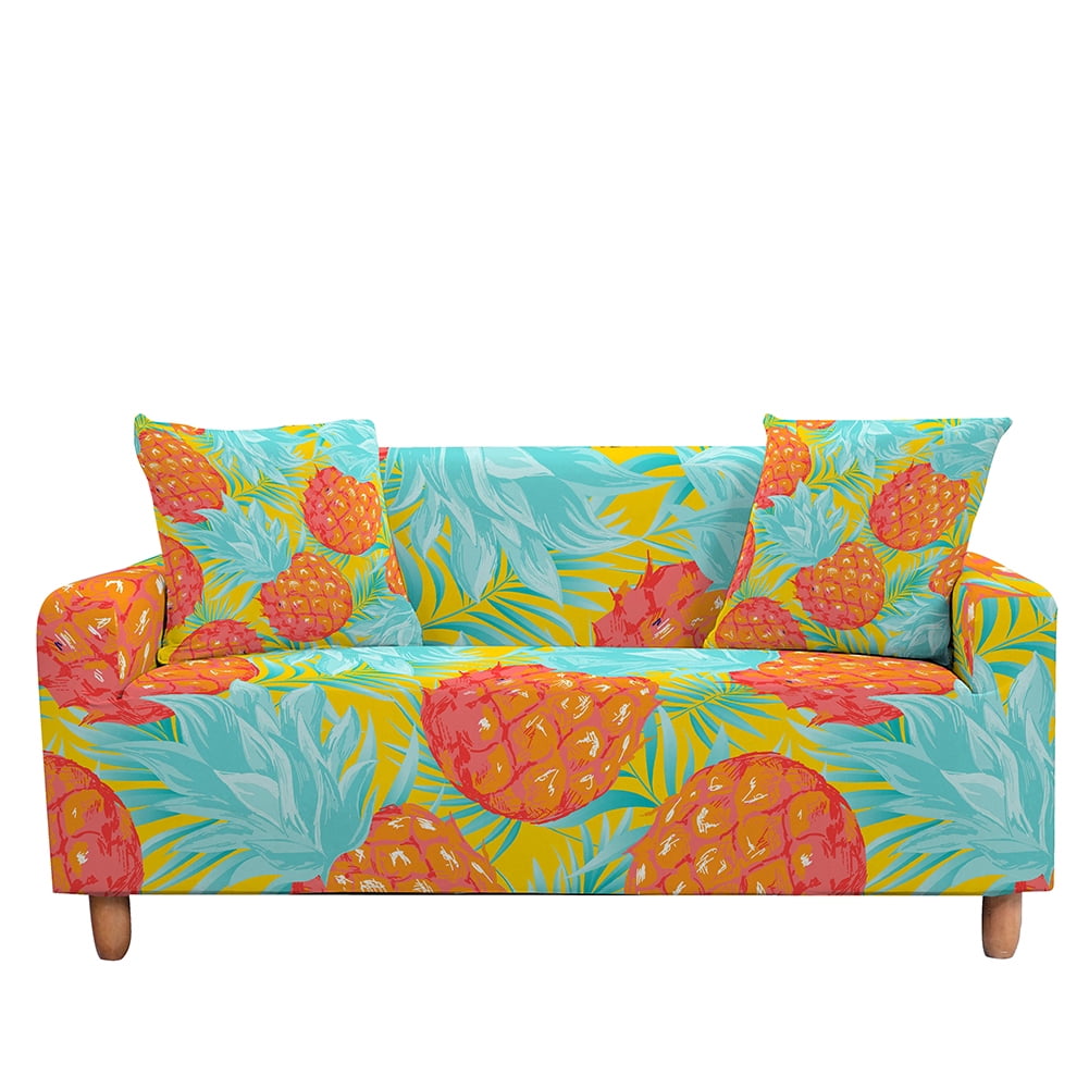 Slipcovers Sofa Cover for Living Room Pineapple Sectional Stretch Couch ...