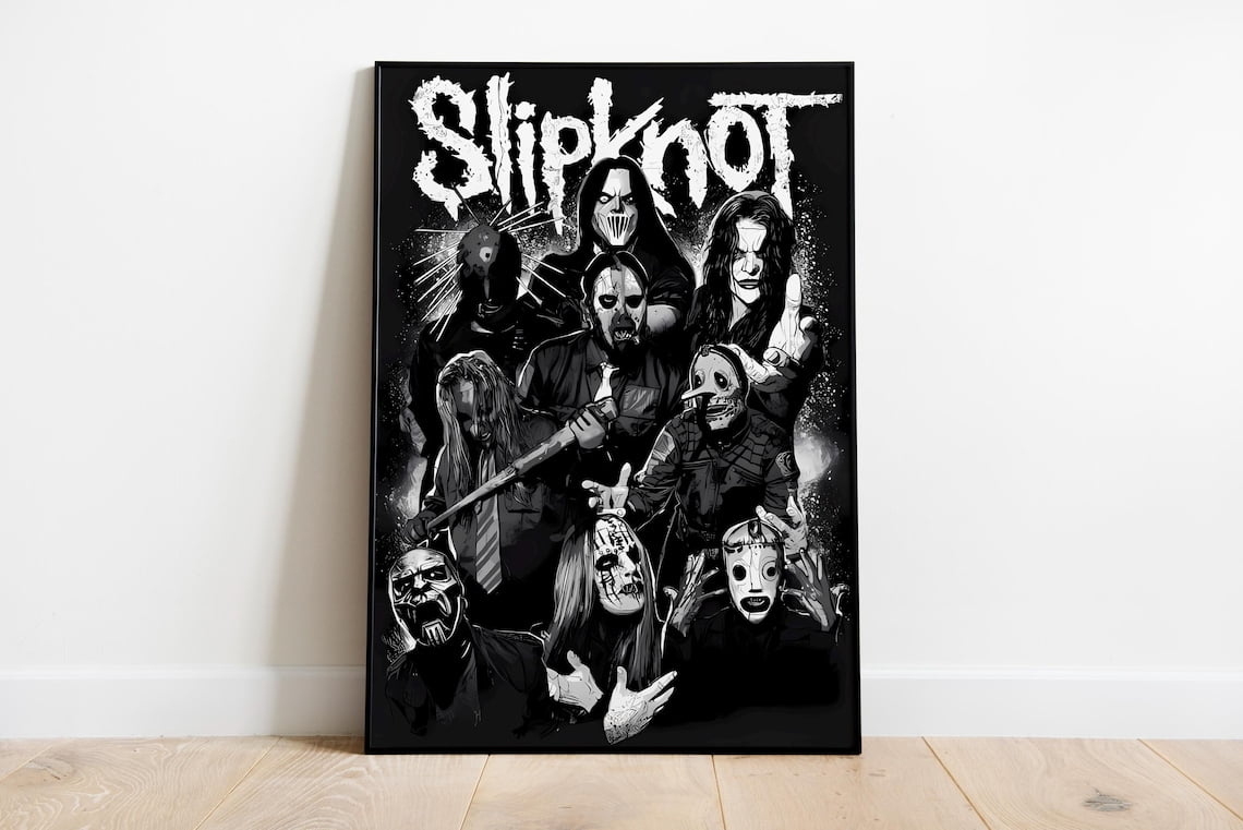 Slipknot Album Cover : Music Wall Art Print #872, Unframed Canvas Size ...