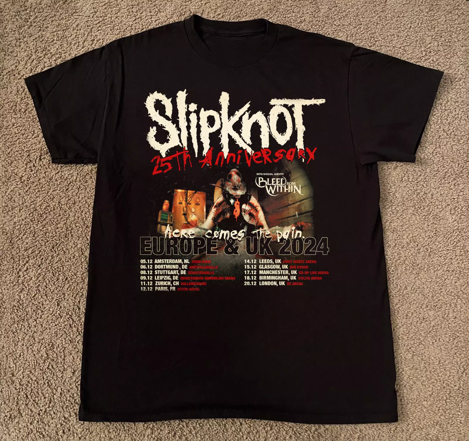 Slipknot Band 25th Anniversary Tour 2024 Adult T-Shirt - Walmart.com