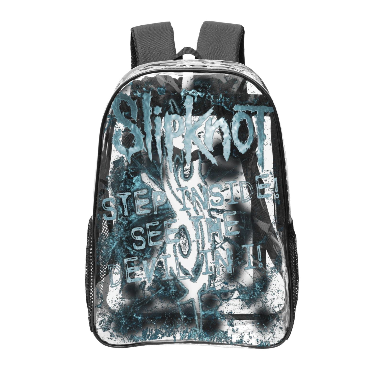 Slipknot Broken Glass Transparent Backpack Fashion Travel Backpack ...
