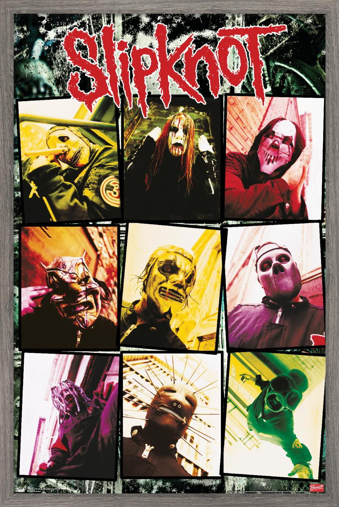 Slipknot - Grid Wall Poster, 14.725" x 22.375" Framed - Walmart.com