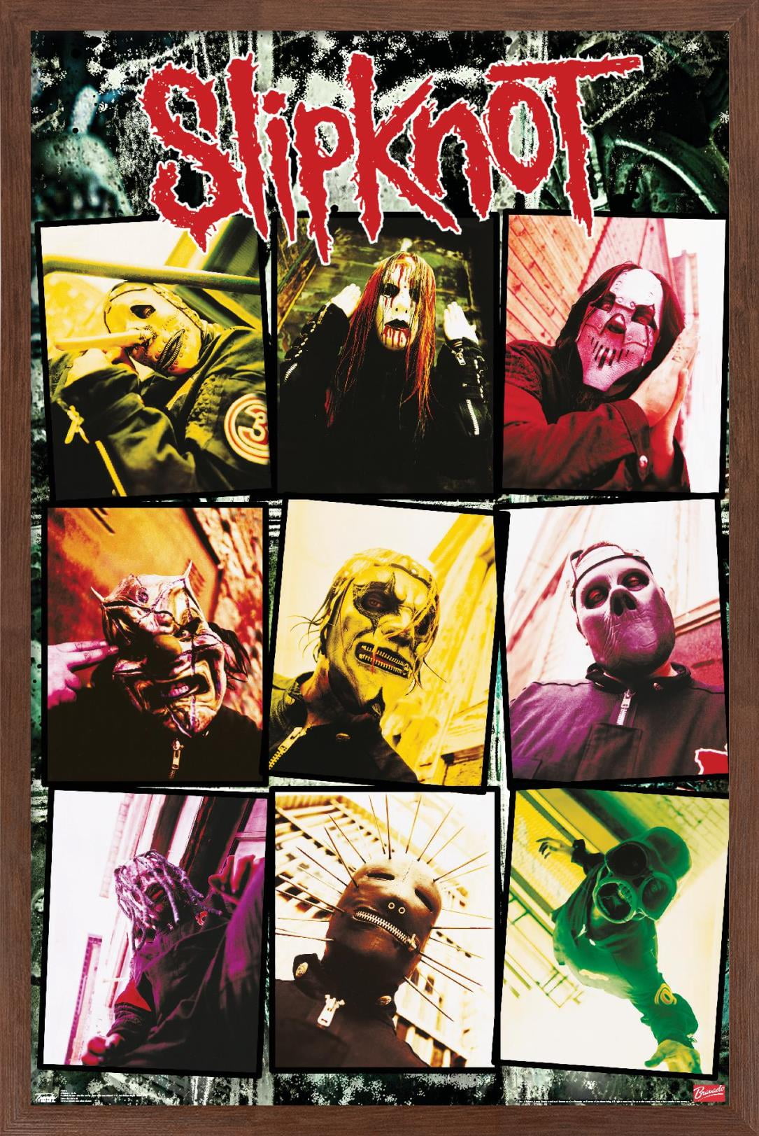 Slipknot - Grid Wall Poster, 22.375" x 34" Framed - Walmart.com