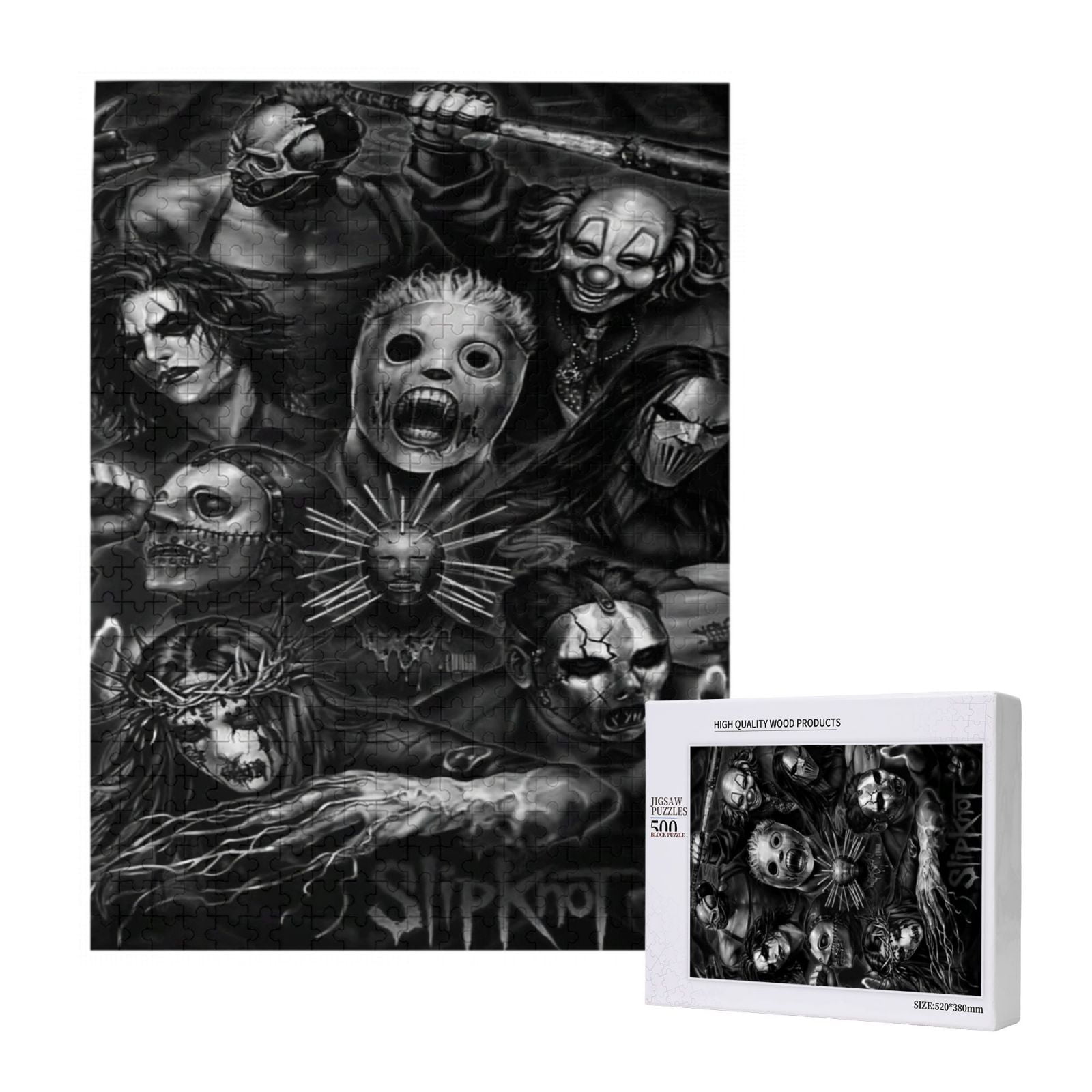 Slipknot Jigsaw Puzzle Interactive Brain Teaser Board Game for Adults ...