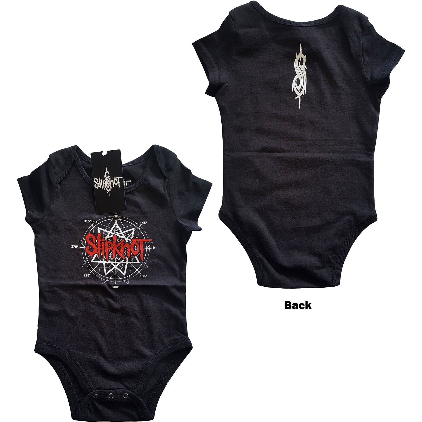 Slipknot Kids Baby Grow: Star Logo (Back Print) (6-9 Months) - Walmart.com