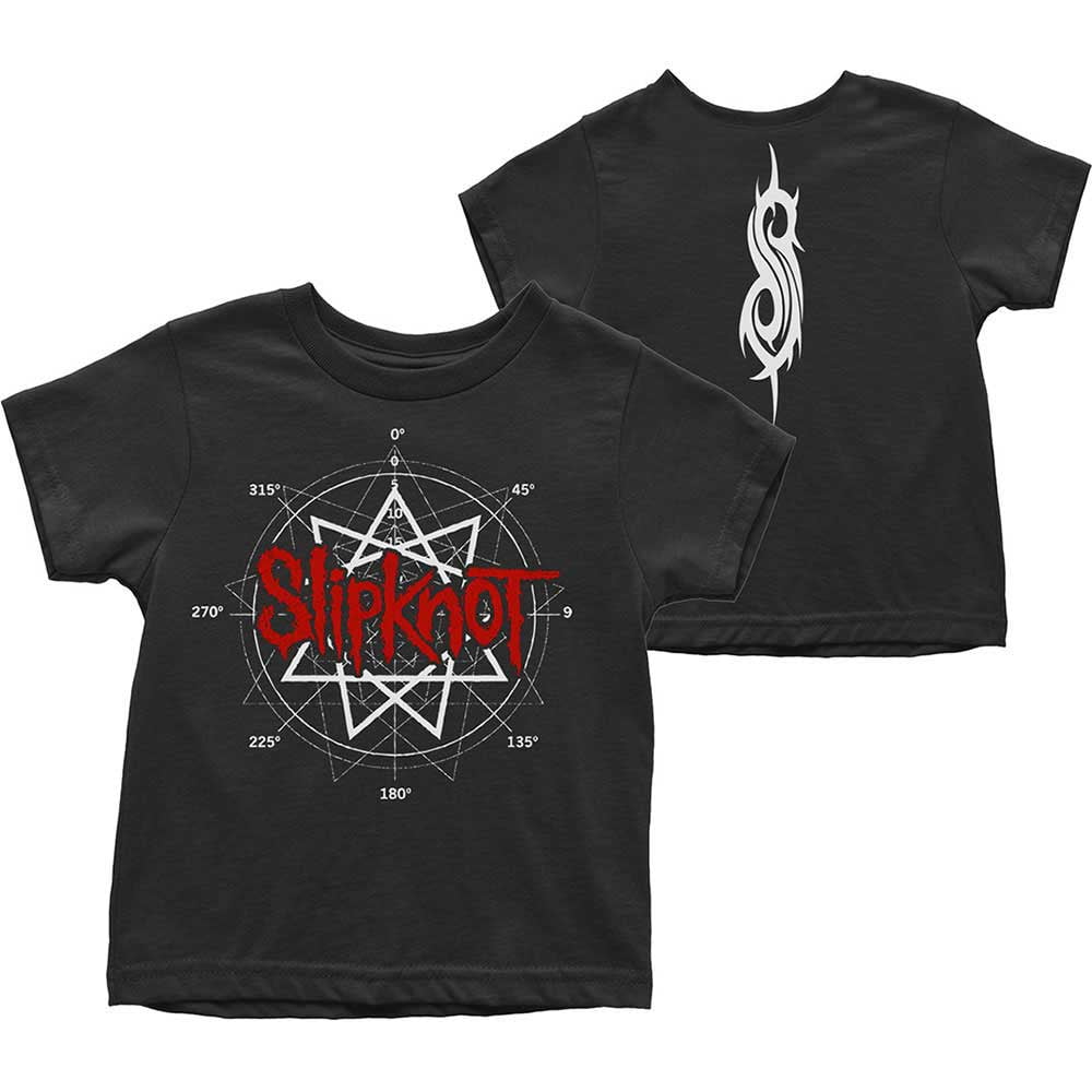Official Slipknot Star Logo Toddler T-Shirt, Black | Quality Cotton ...