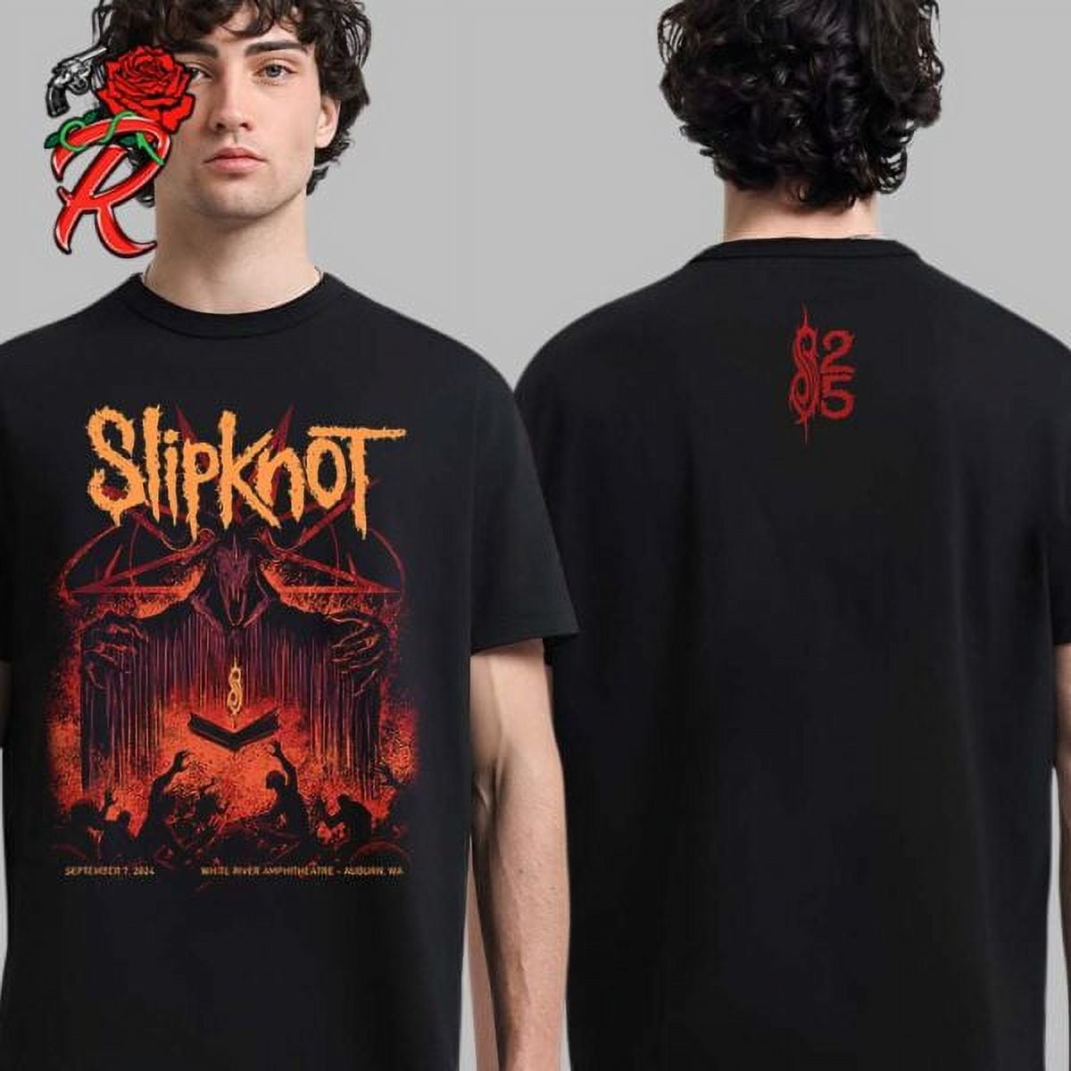 Slipknot Merch Tee In Auburn WA At Whie River Amphitheatre On September ...