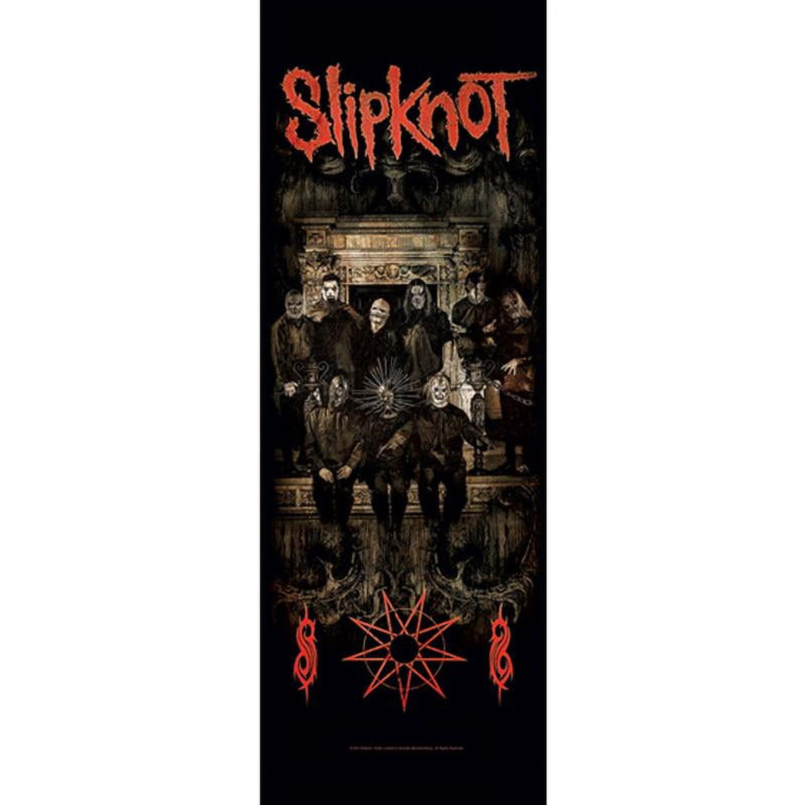 Slipknot Poster Flag Crest DOOR Tapestry Cloth Fabric Wall Banner 21" x ...