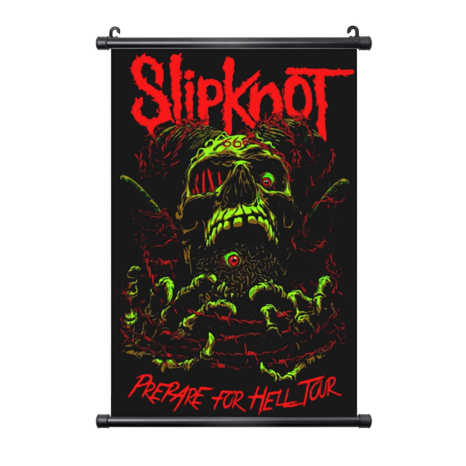 Slipknot Posters Wall Hanging Black Plastic Shaft Poster Wall Art ...