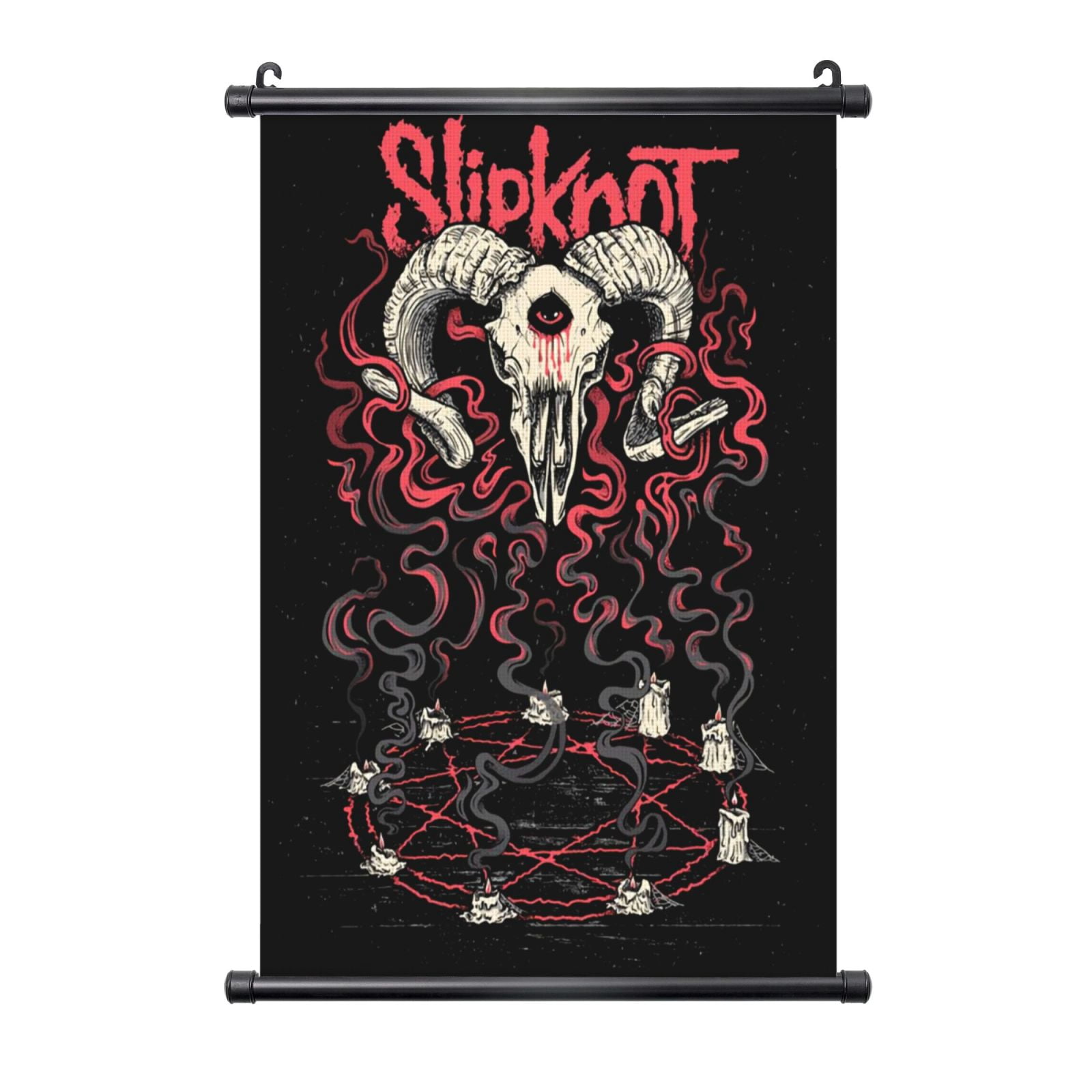 Slipknot Posters Wall Hanging Black Plastic Shaft Poster Wall Art ...
