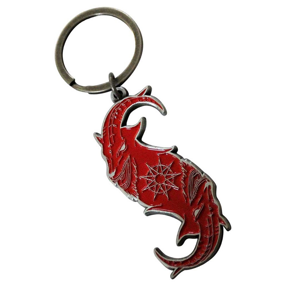 Slipknot Red Goat S Band Logo Keyring Keychain - Walmart.com