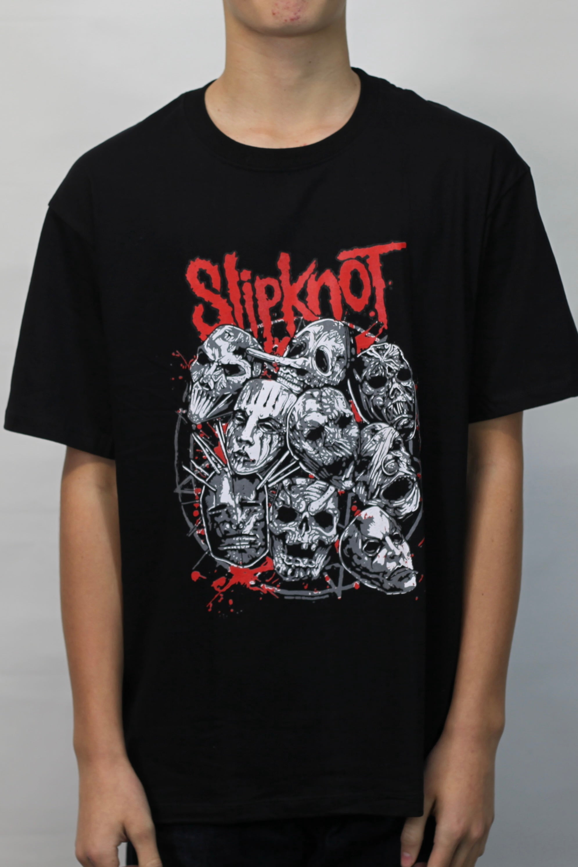 Slipknot T-shirt, Nu Metal / Horror-themed Aesthetic Music Shirt,Black ...