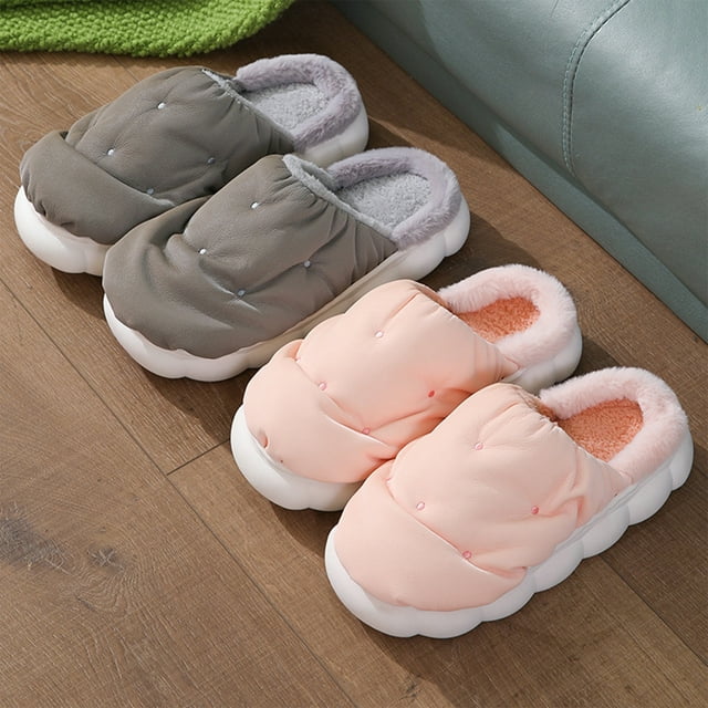 Slippers for Couple Women House Slippers Memory Foam Slippers Womens ...