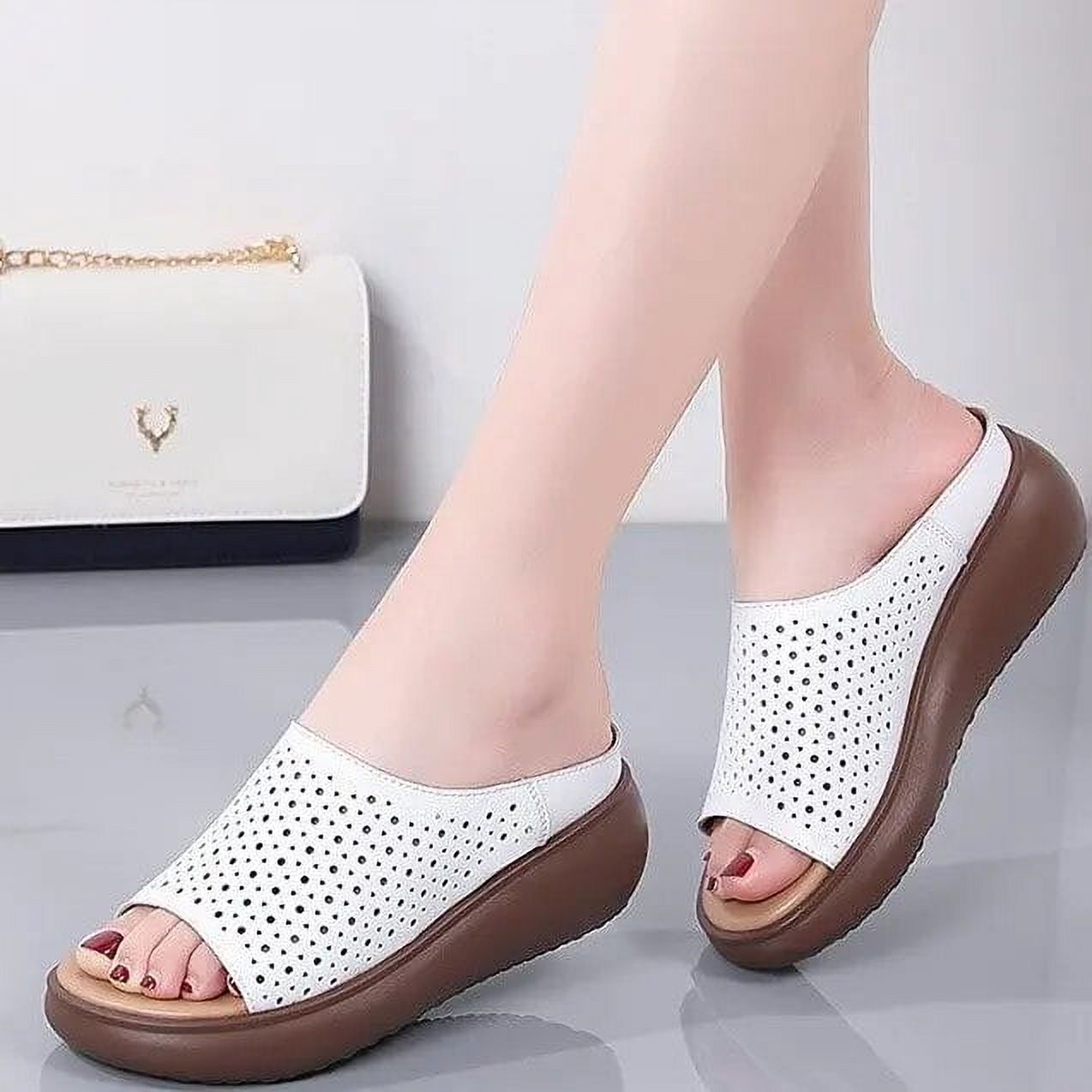 Slippers New Breathable Hollow Sports Shoes for Women Korean Casual ...