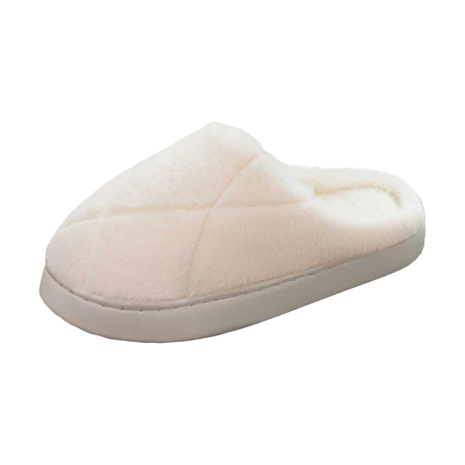 Slippers for Women Fuzzy Cozy Fluffy Winter House Shoes On Indoor ...