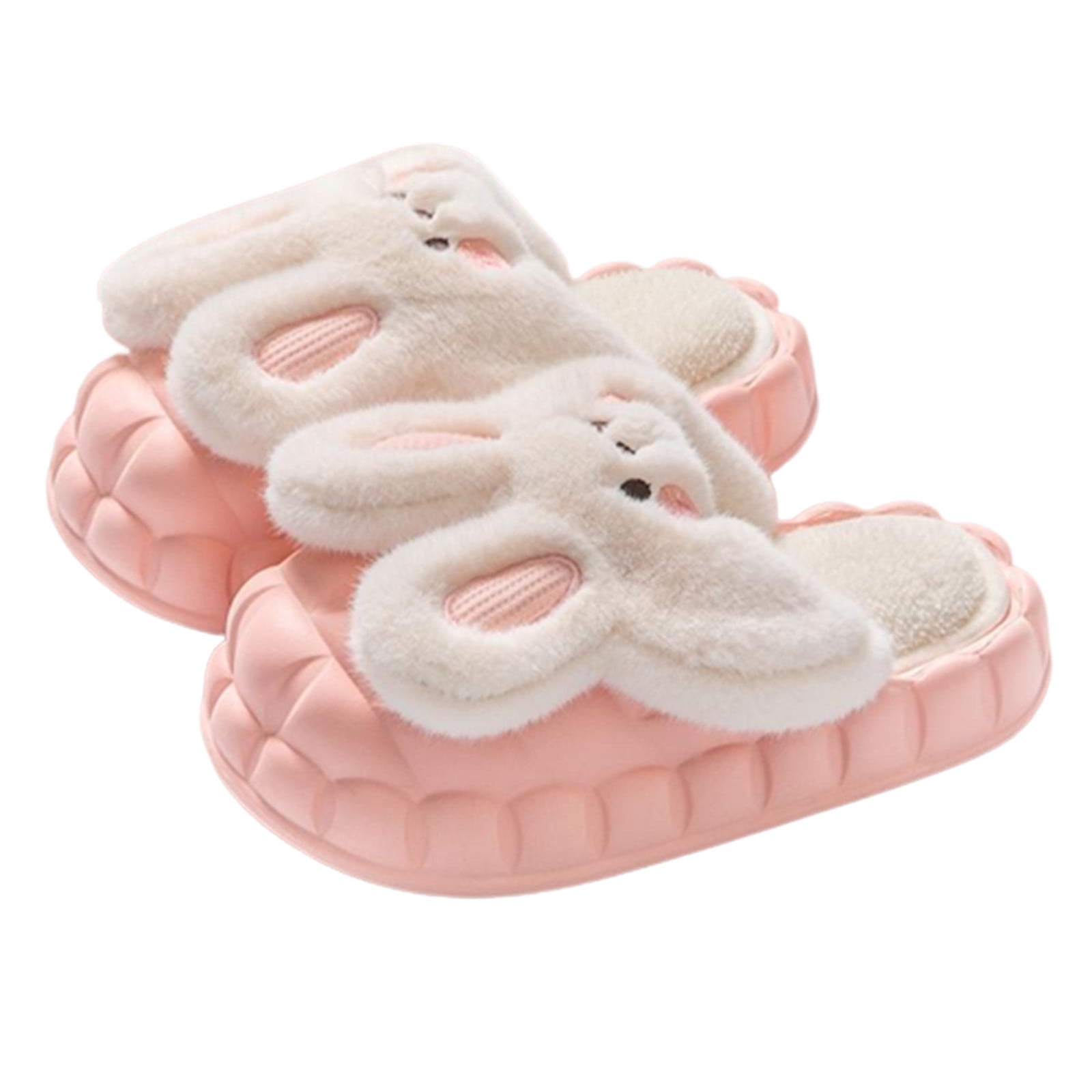 Slippers for Women Fuzzy Slippers, Womens Men Slippers Fuzzy Slip-on ...