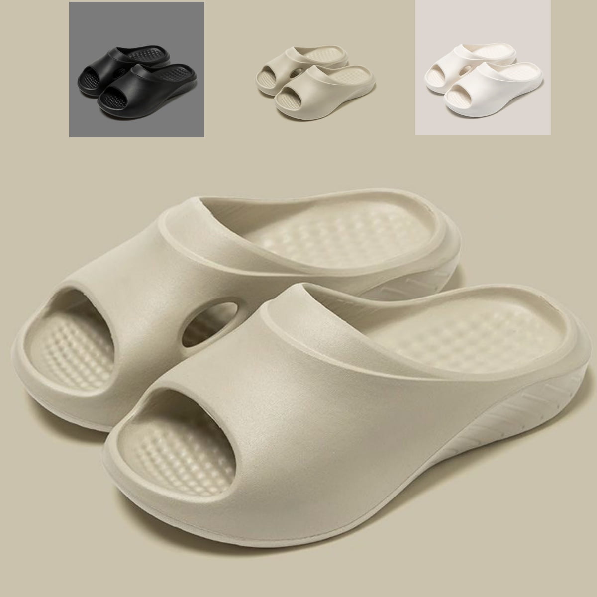 Slippers For Women And Men: Arch Support Slippers Women Open Toe Sport ...