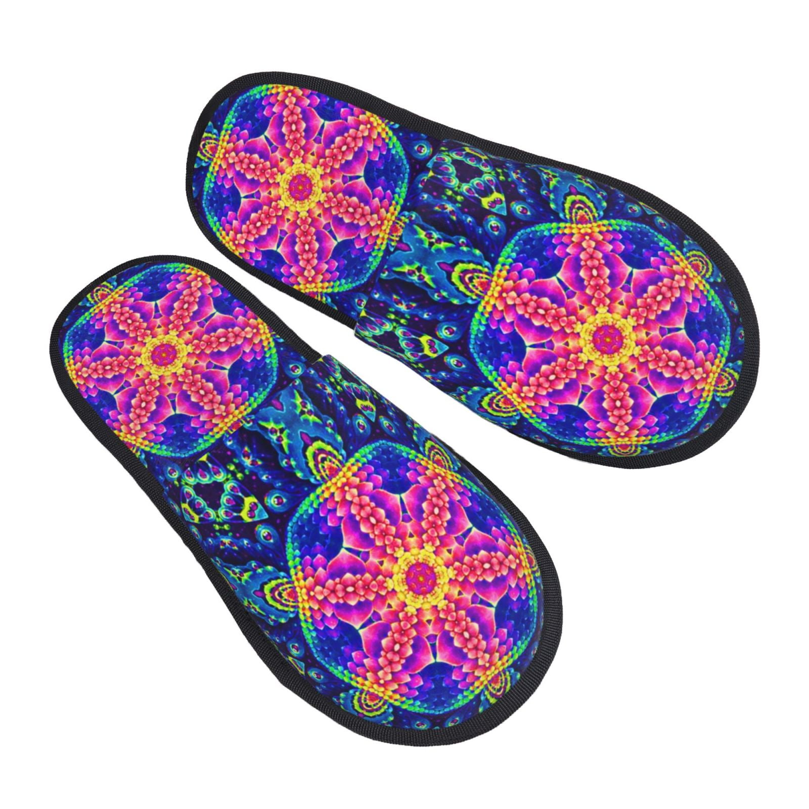 Slippers for Women Men - Bright Turtles Warm Non-slip Mens Womens ...