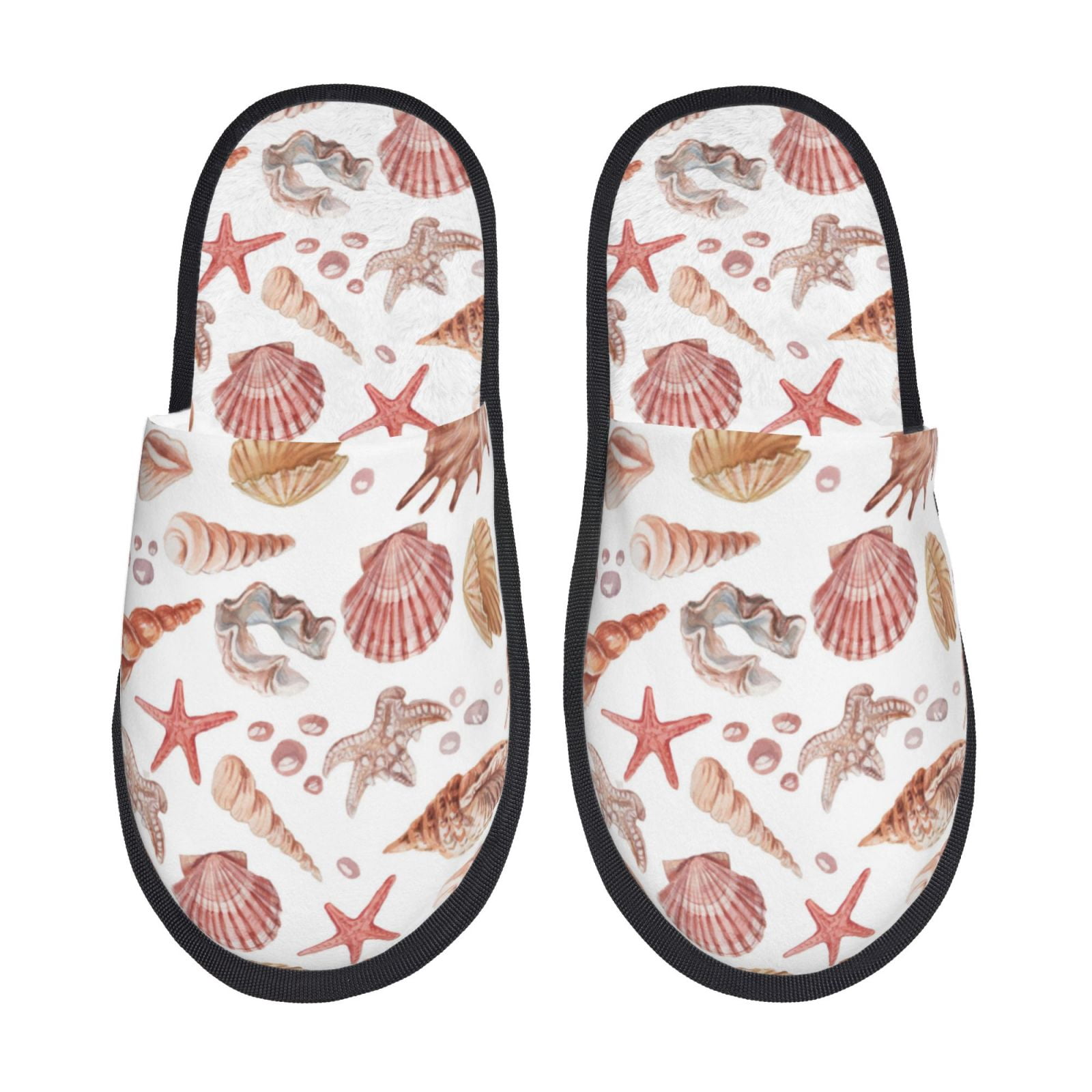 Slippers for Women Men, Conch Shell No.J927 Warm Womens Mens House ...