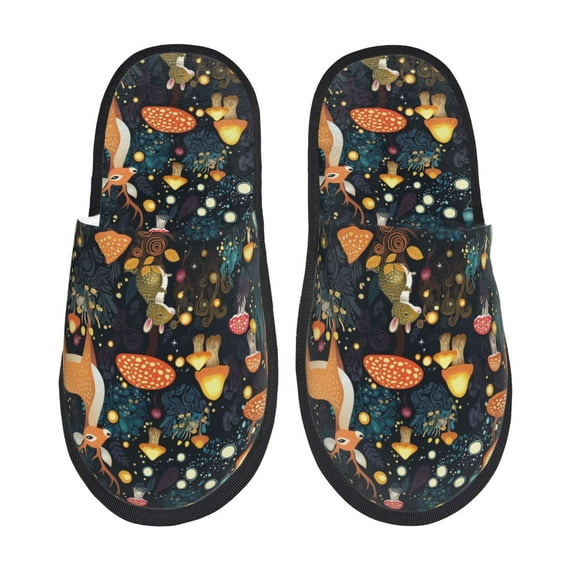 Slippers for Women Men, Forest elf Warm Womens Mens House Shoes Bedroom Slippers, Fuzzy Memory ...