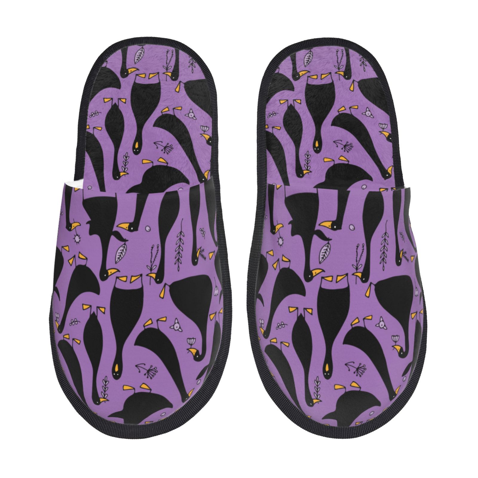 Slippers for Women Men, Funny Goose Warm Womens Mens House Shoes ...