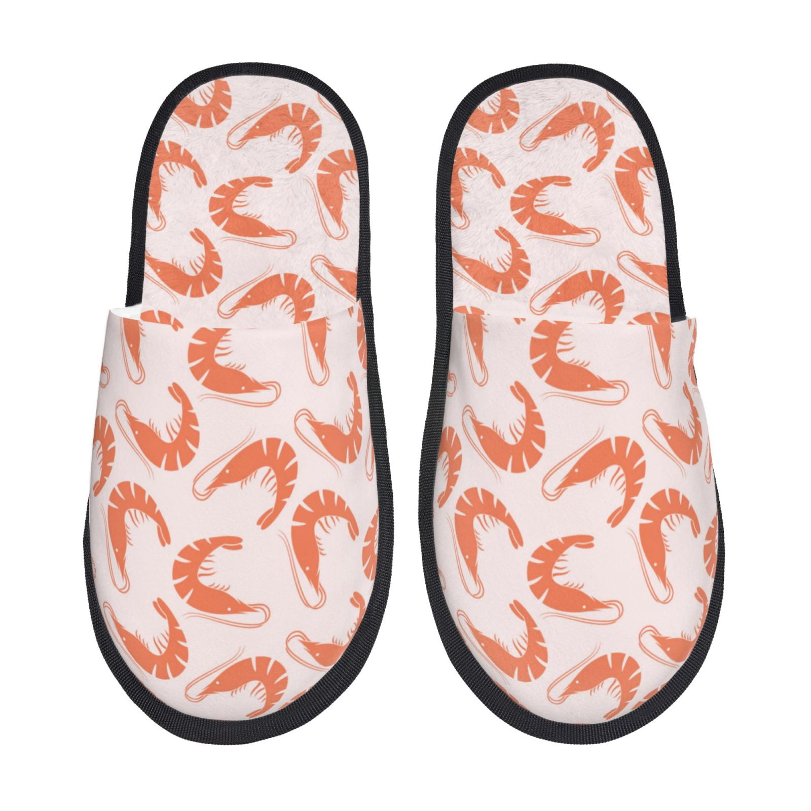 Slippers for Women Men, Shrimp No.9036 Warm Womens Mens House Shoes ...
