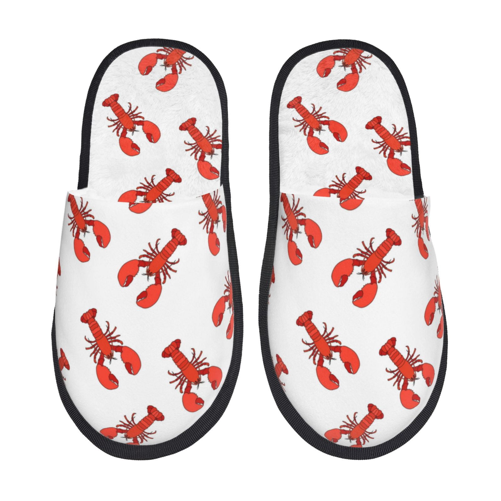 Slippers for Women Men, Shrimp Pattern No.J92 Warm Womens Mens House ...