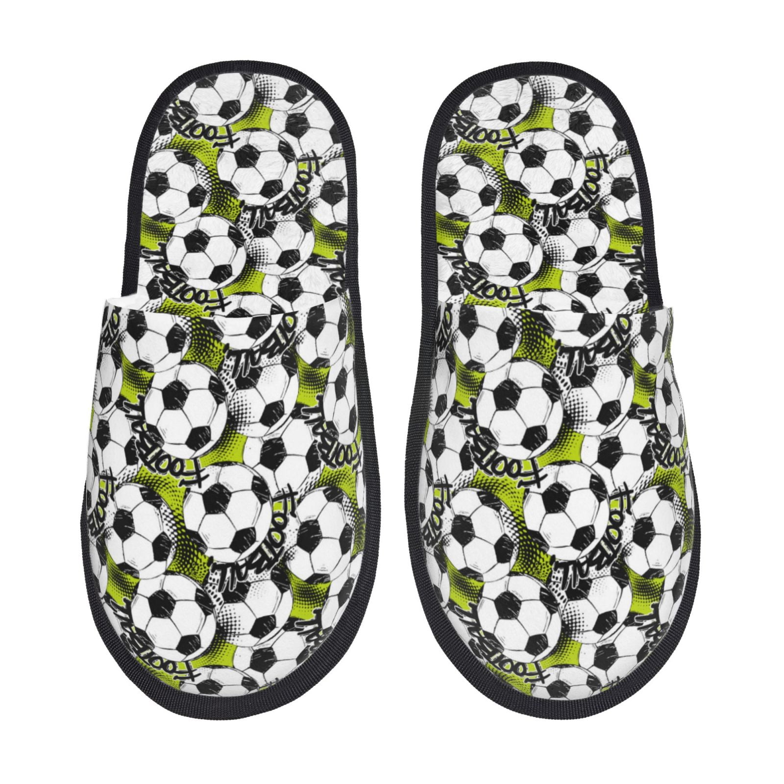 Slippers for Women Men, Soccer and Football Warm Womens Mens House ...