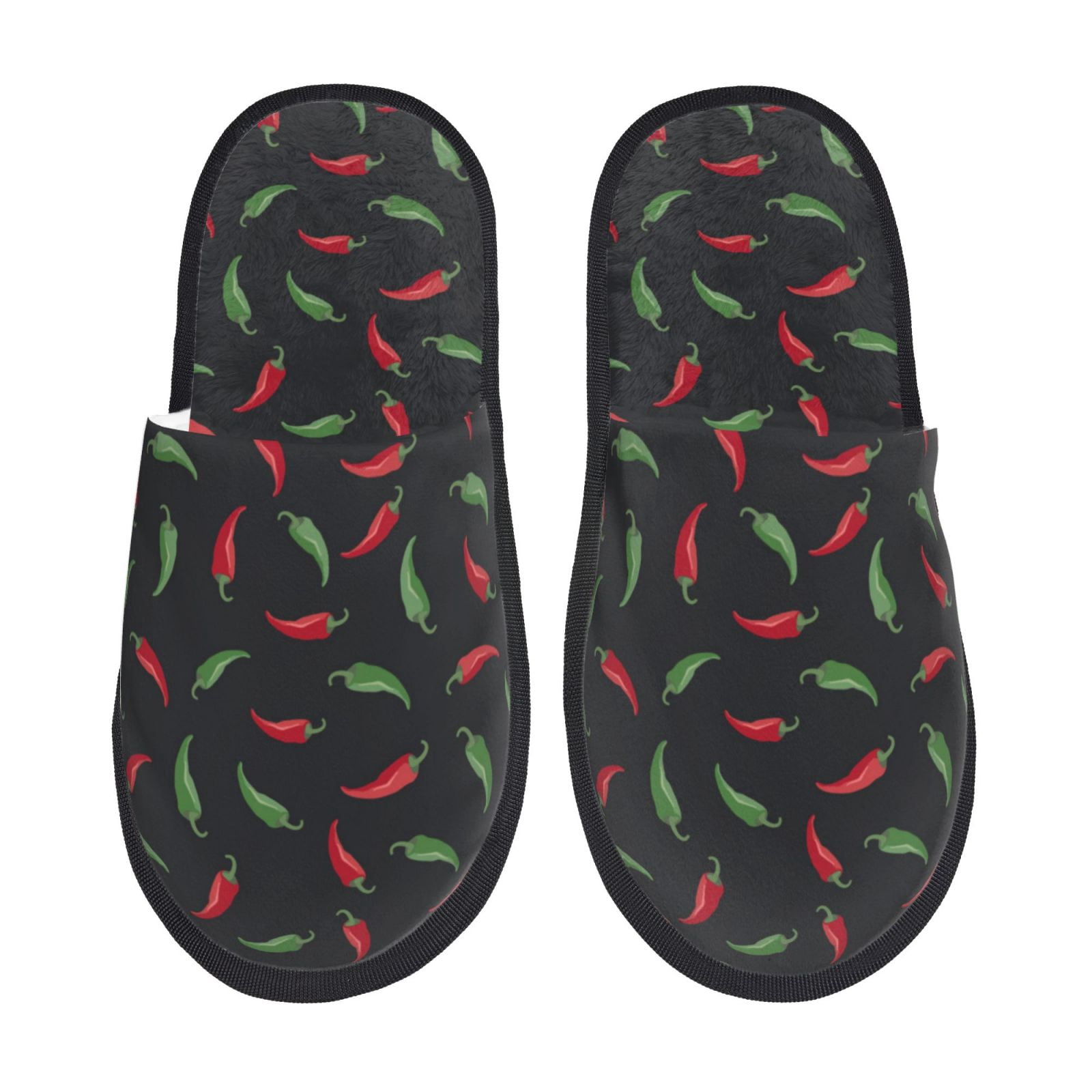 Slippers for Women Men, bell Pepper red Warm Womens Mens House Shoes ...
