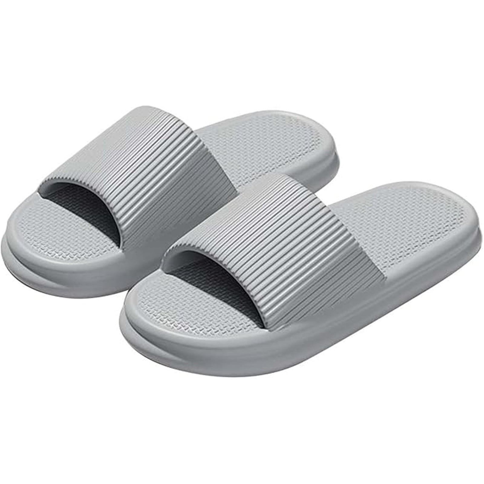 Slippers for Women and Mens Dress Sandals Men Pillow Slippers Shower ...