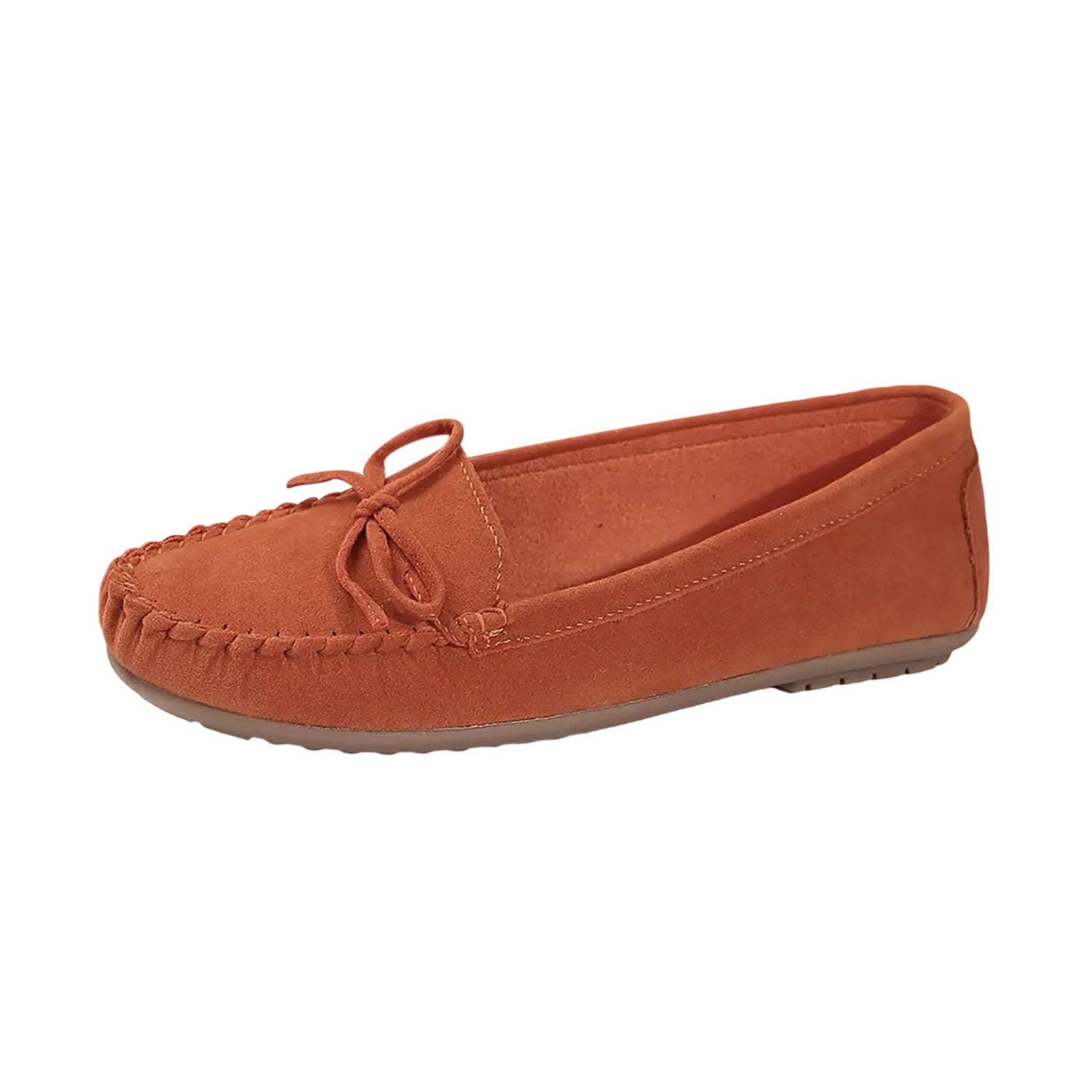 Slippers for Womens Made with Textile Lace New Knot Driving Loafers ...