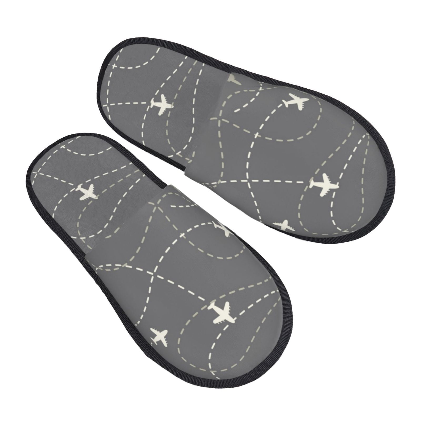 Slippers for Women, Airplane Routes Around The World Womens Slippers ...