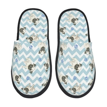 Comfies Womens Boxer, Uncropped Dog Slippers - Sherpa Lined Animal ...