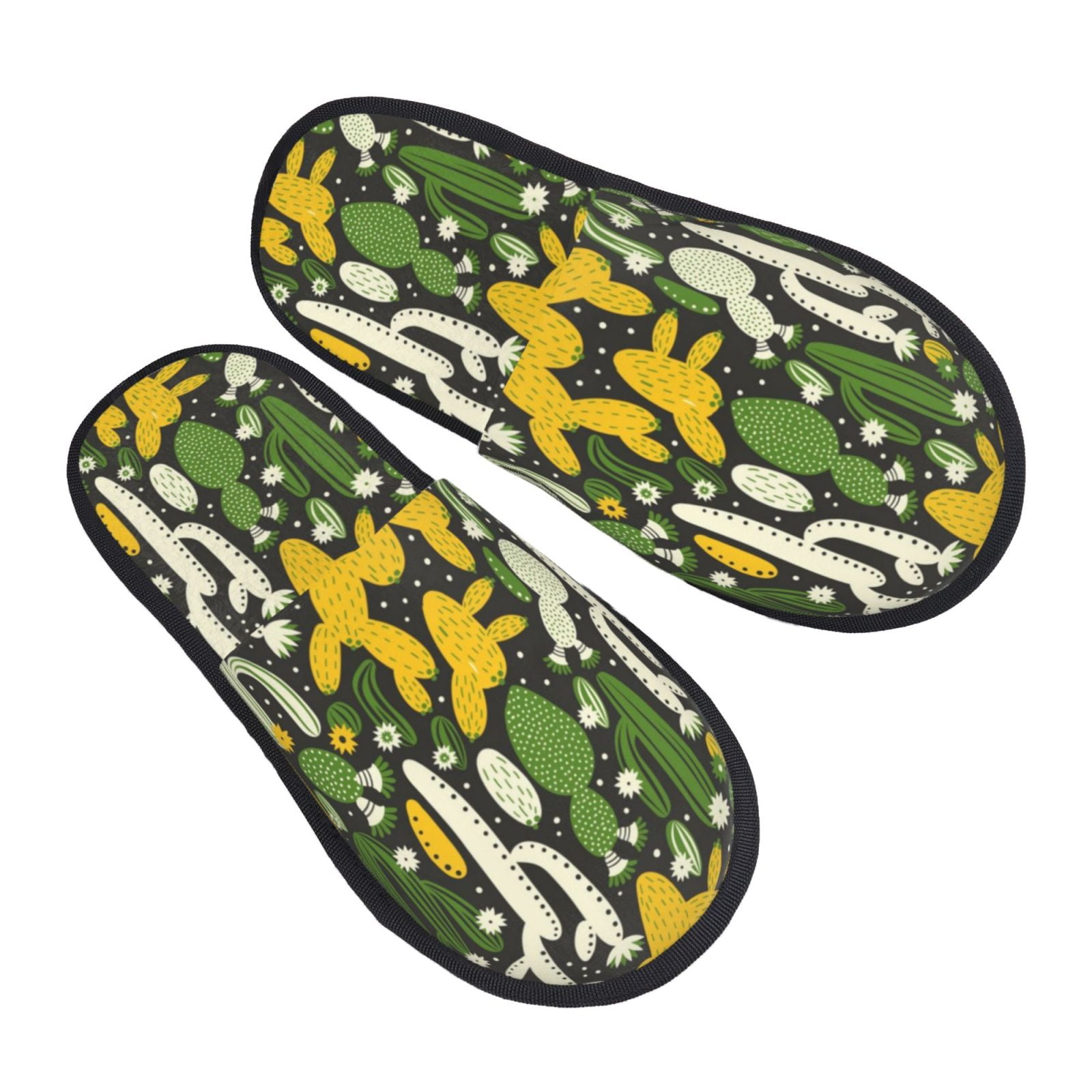 Slippers for Women, Cactus cute a Womens Slippers Fuzzy Winter House ...