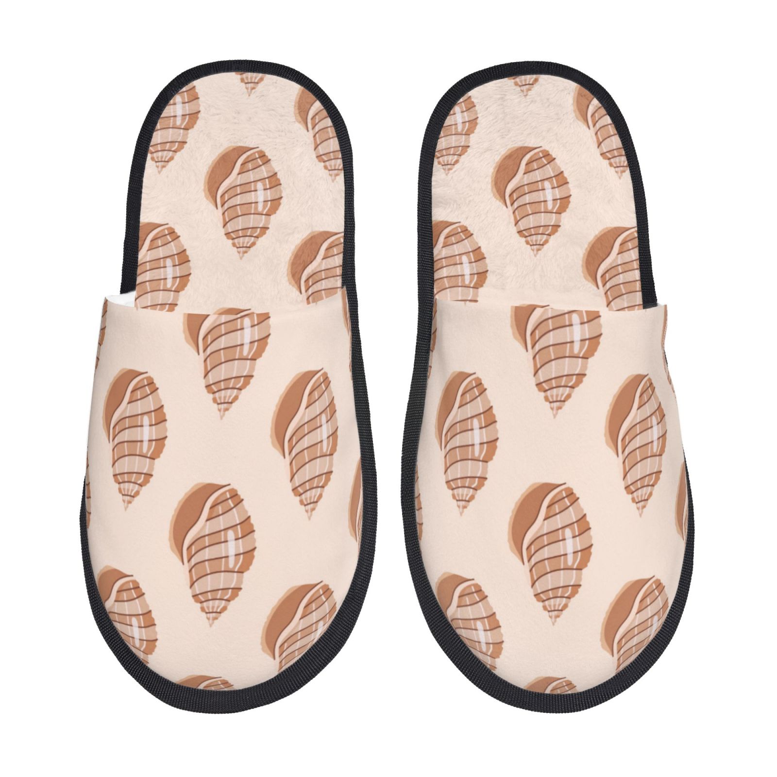 Slippers for Women, Conch Shells Print No.9079 Womens Slippers Fuzzy ...