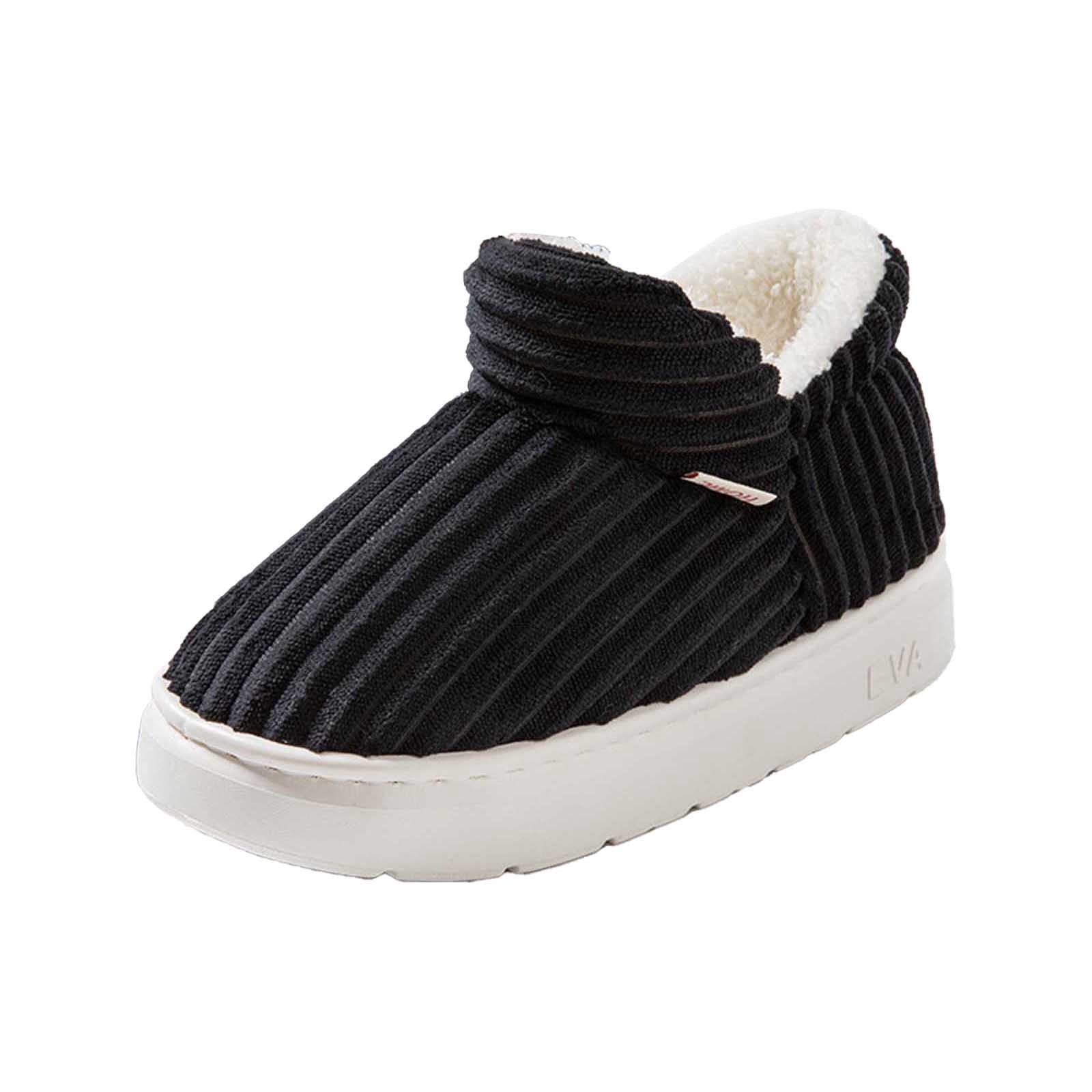 Slippers for Women,Corduroy On Shoes With Backstrap Cozy Indoor Outdoor ...
