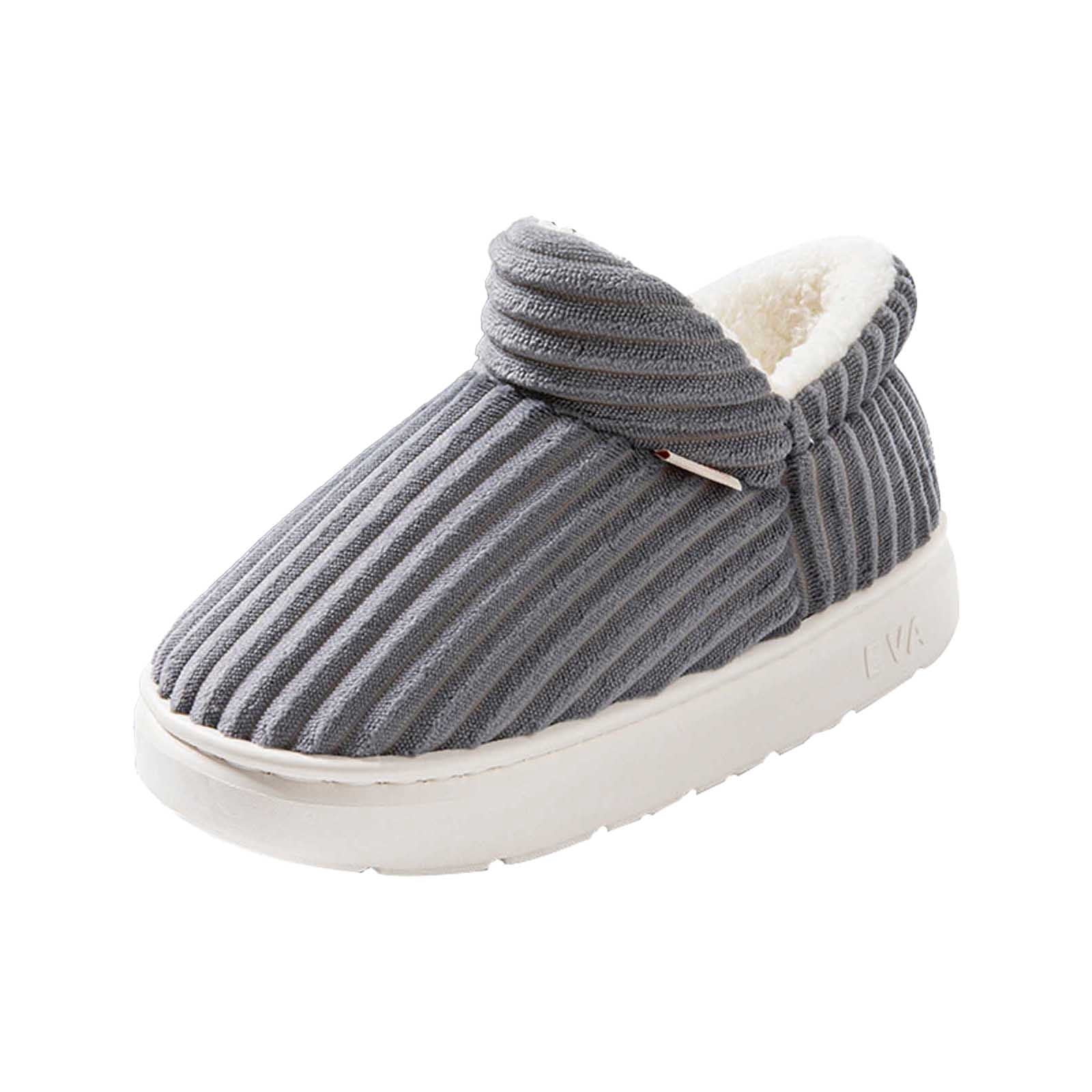 Slippers for Women,Corduroy On Shoes With Backstrap Cozy Indoor Outdoor ...