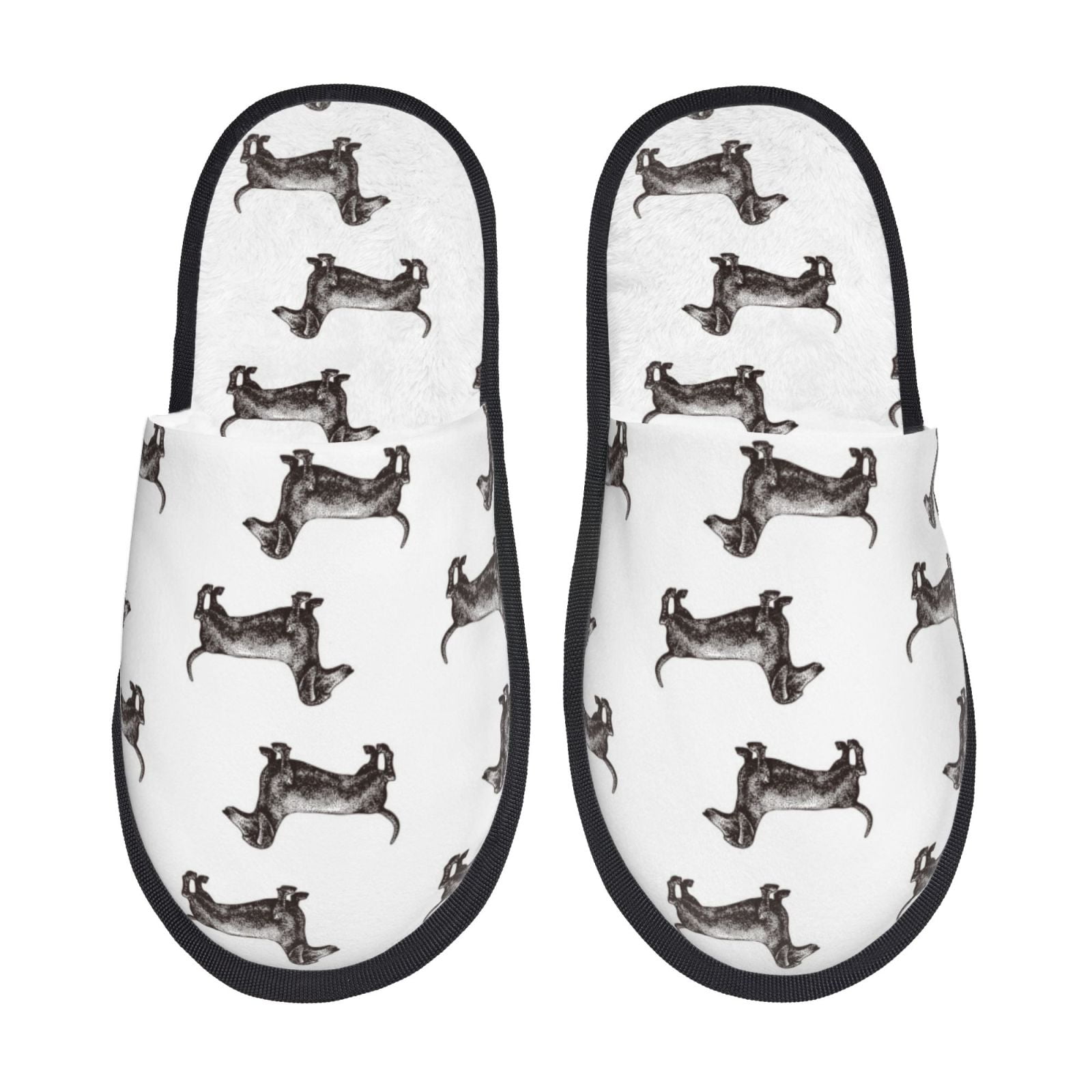 Slippers for Women, Dachshund Dog Puppy No.1017 Womens Slippers Fuzzy ...