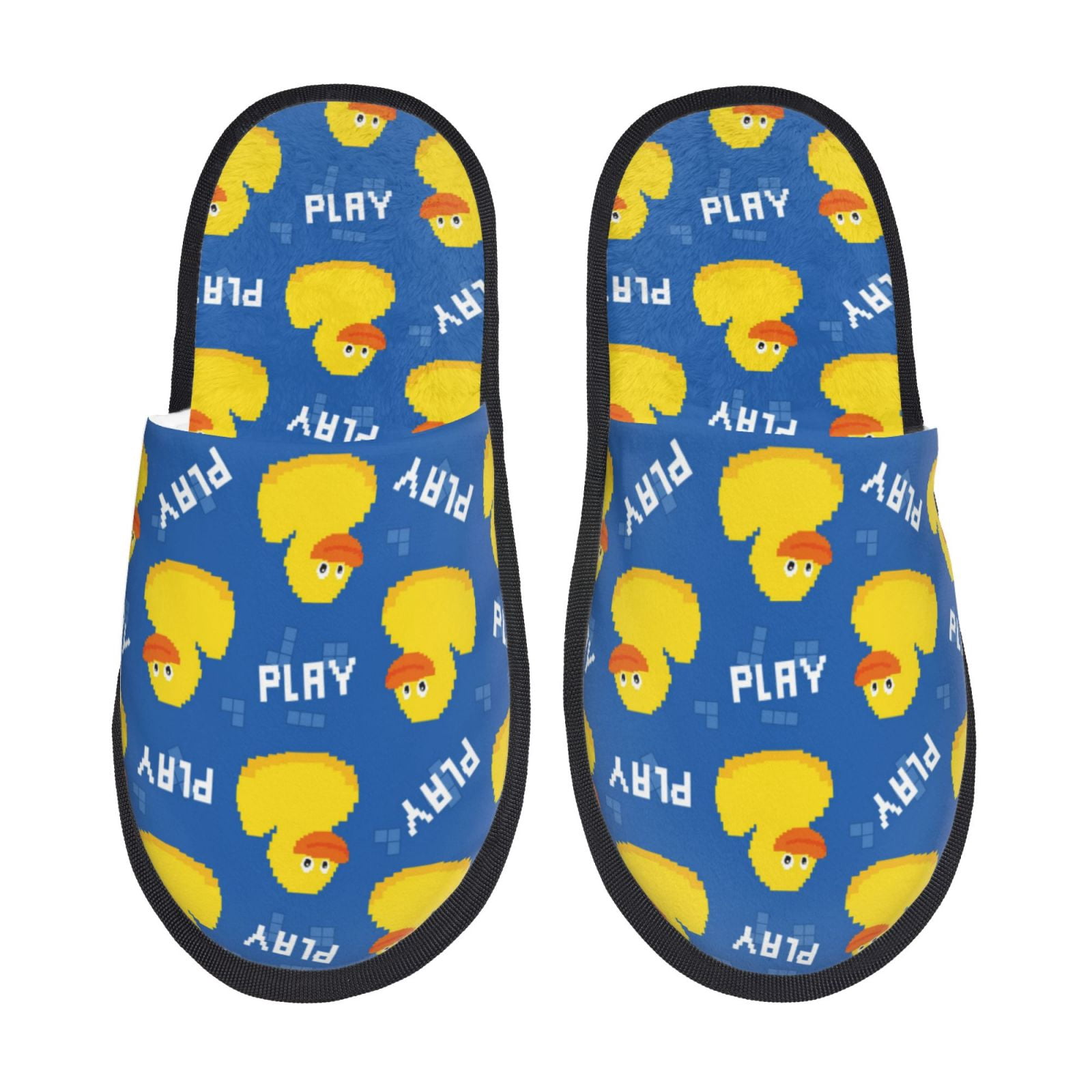 Slippers for Women, Game Style Cute Duck Womens Slippers Fuzzy Winter ...