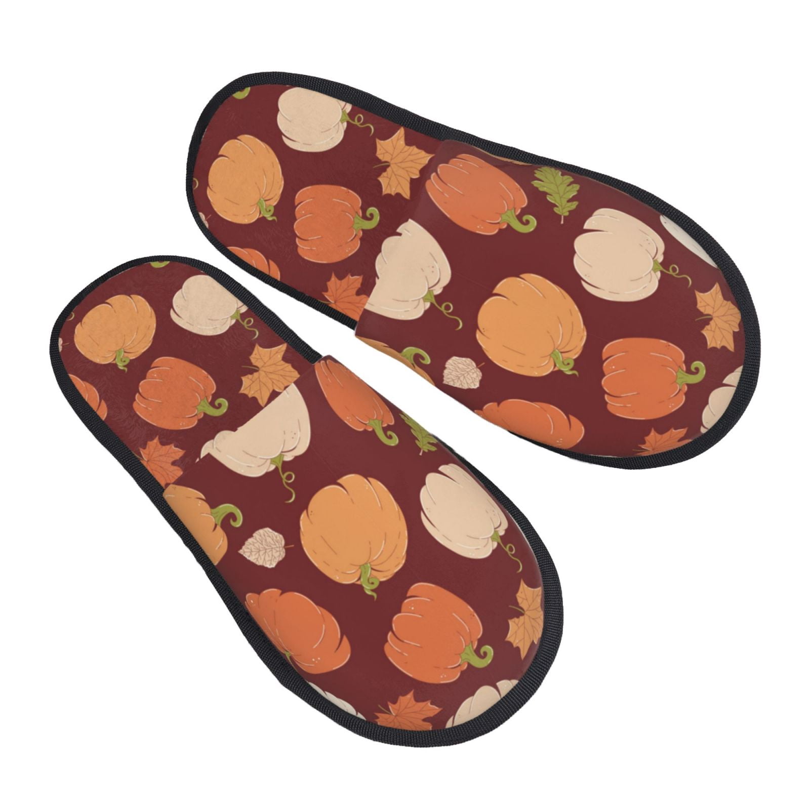 Slippers for Women, Happy Thanksgiving Day Womens Slippers Fuzzy Winter ...
